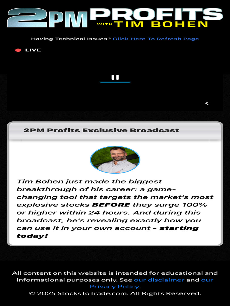 Live 2PM Profits Event | PDF