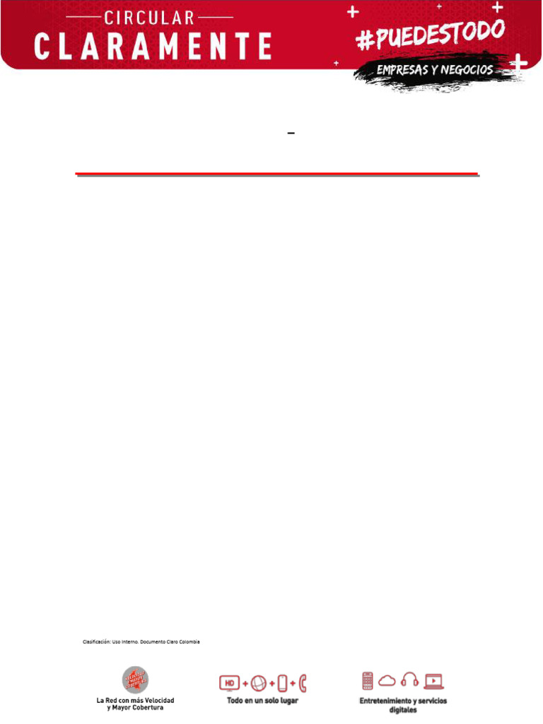 IMP M4 - SEGMENTO NEGOCIOS Condiciones Planes BUNDLE Y VOZ Cliente Tipo ...