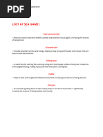 Lost at Sea Scoring Chart Full | PDF