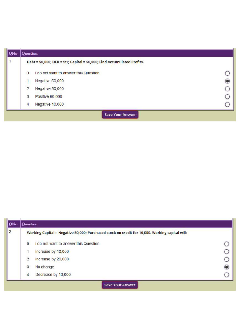Open FSA Sample Quiz 4 | PDF