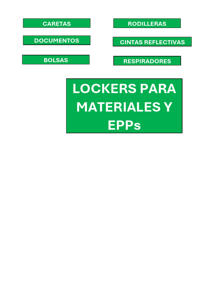 Letreros Lockers | PDF