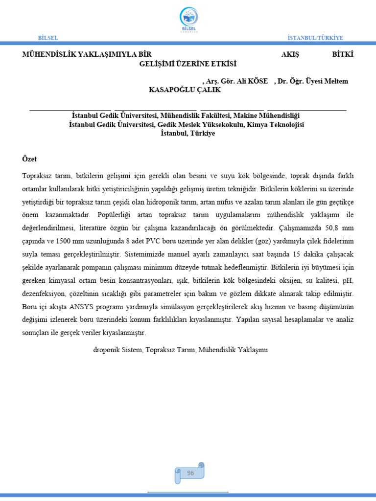 Topraksiz Tarim Bildiri | PDF