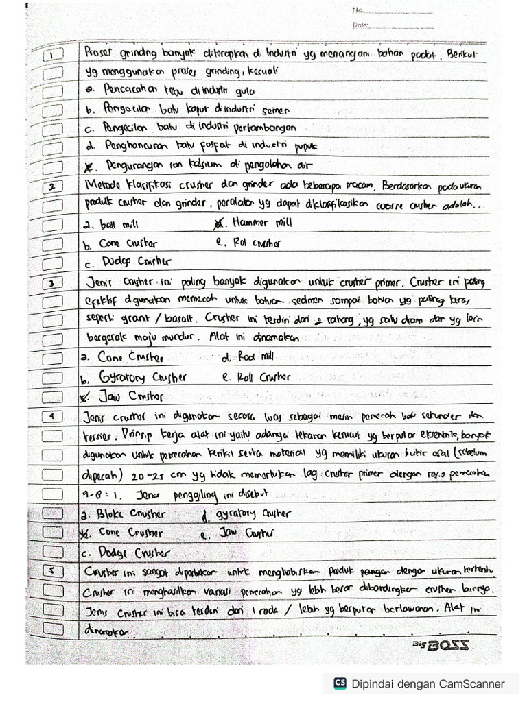 Grinding Dan Sizing Muhammad Ramadhani | PDF