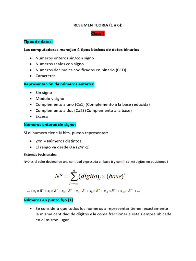 Resumen FINAL OC EDITADO NUEVO | PDF | Almacenamiento de datos de la computadora | Unidad ...