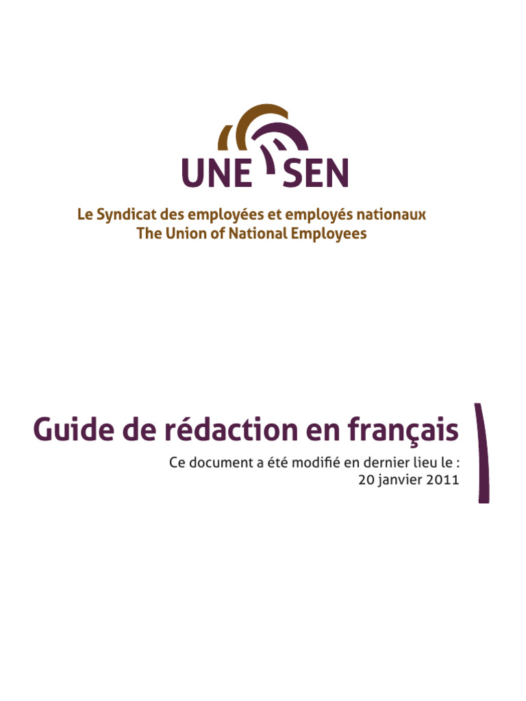 Guide Redaction en Francais | PDF | Crochet (typographie) | Genre grammatical