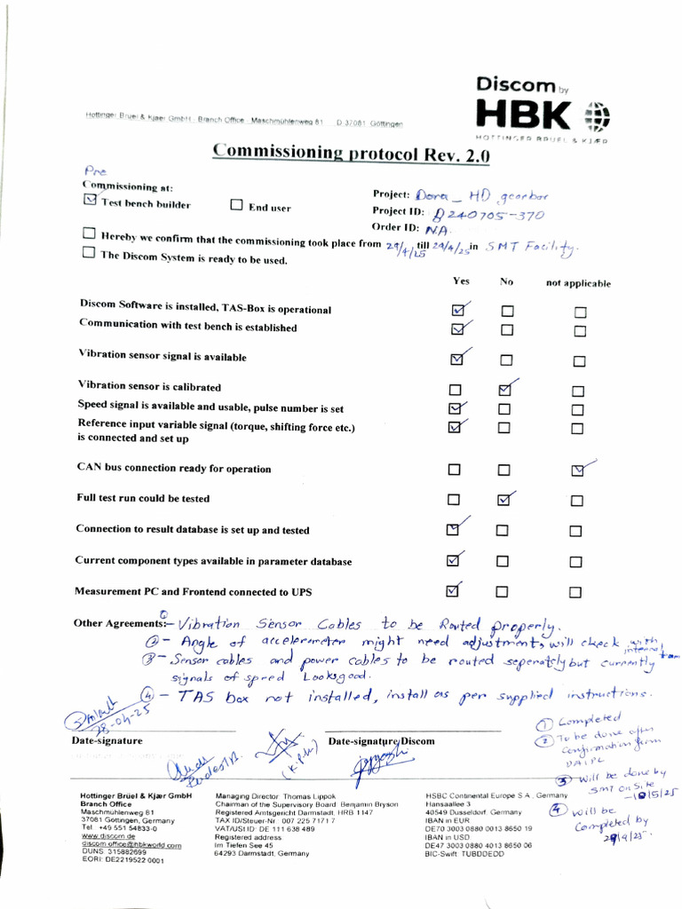 Discom Commissioning Protocol Rev 2.0 | PDF | Computing | Computer Engineering