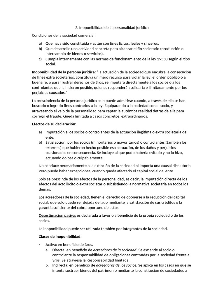 Inoponibilidad | PDF | Camaradería | Justicia