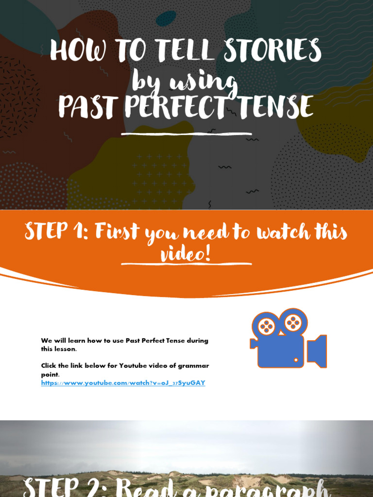 Flipped Classroom Past Perfect Tense Lesson Plan Part 1 | PDF | Question