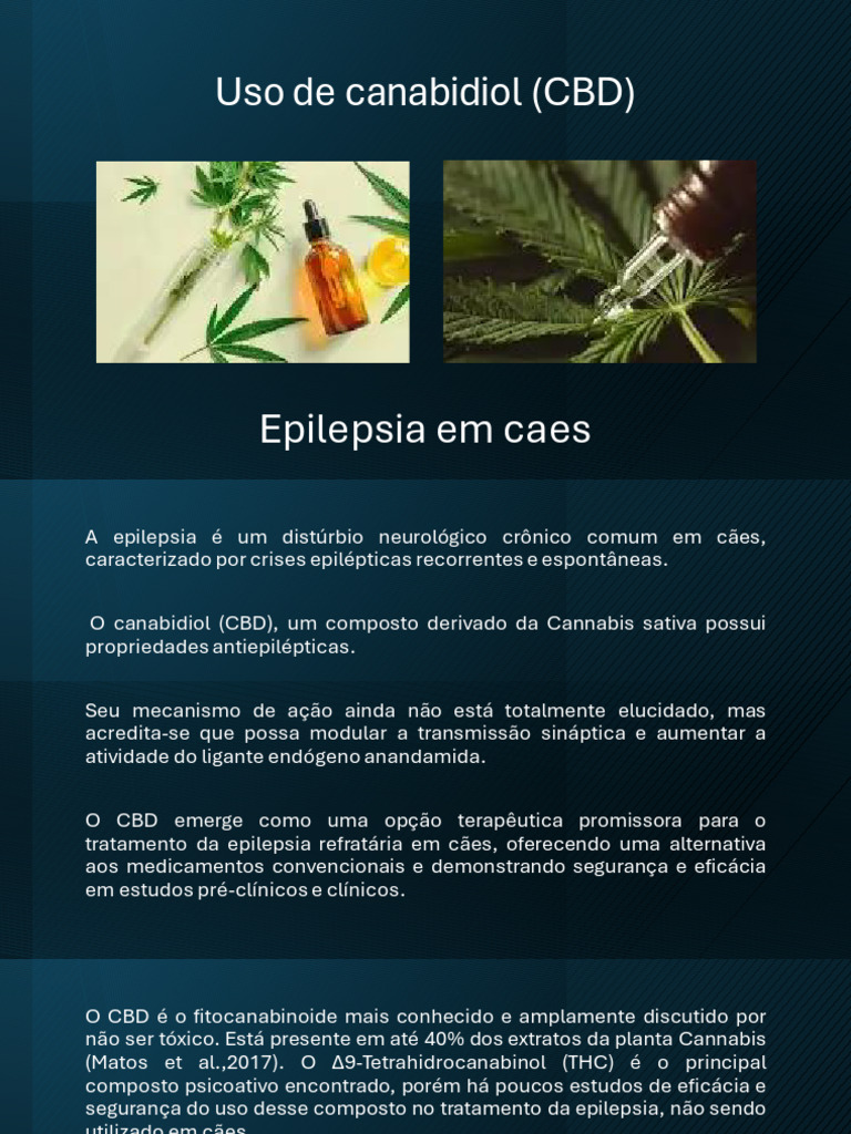 Canabidiol no Tratamento da Epilepsia Canina | PDF