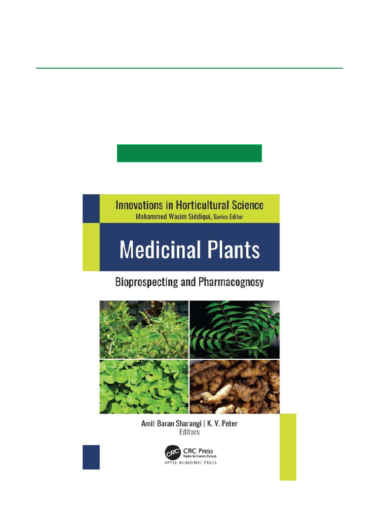Medicinal Plants Bioprospecting and Pharmacognosy - 1st Edition Full Book Download | PDF ...