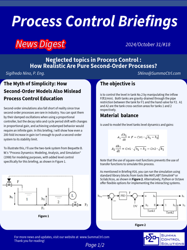 Briefing - 18 - Controlling Pure SO | PDF | Mechanics