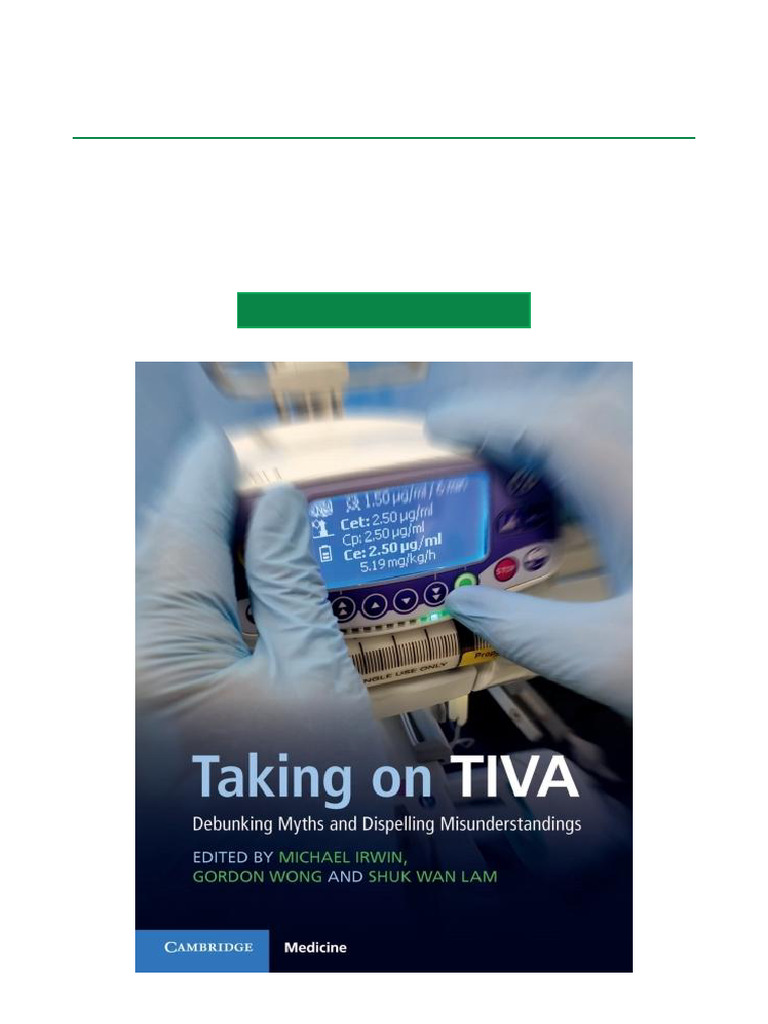 Overview of TIVA and TCI Techniques | PDF | Anesthesia | Medicine