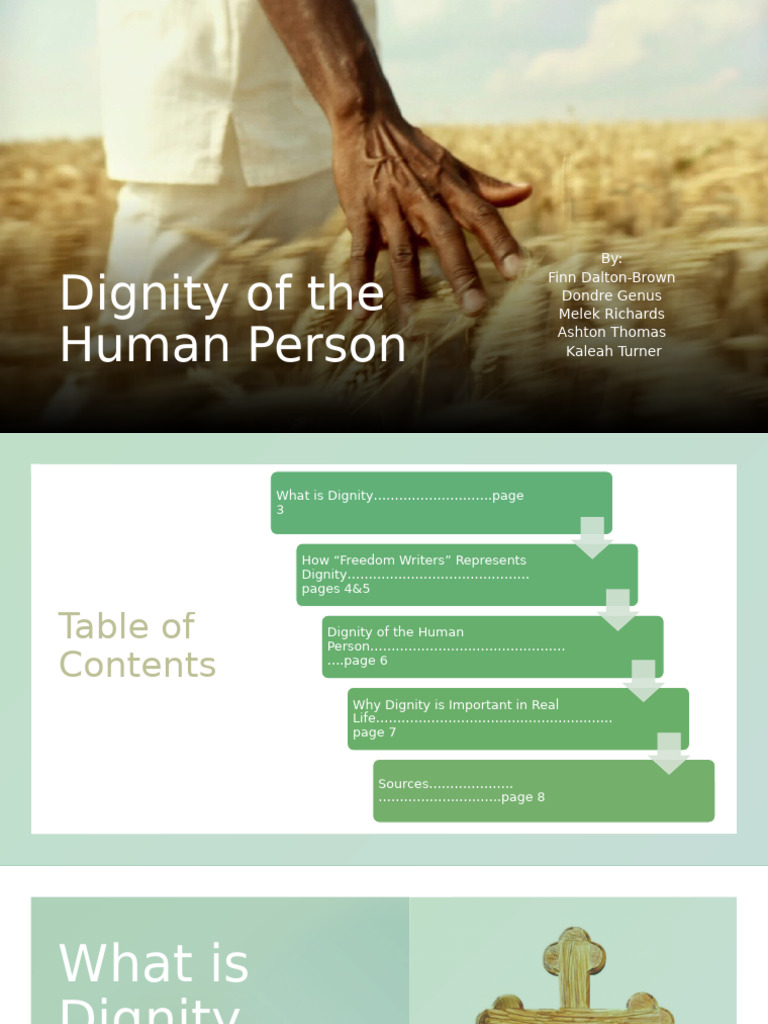 CL GRP Fully Dunce Presentation | PDF | Dignity | Psychology