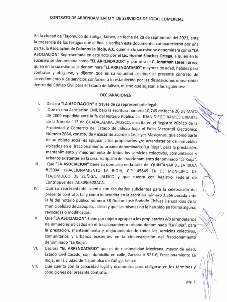 Contrato Snack | PDF