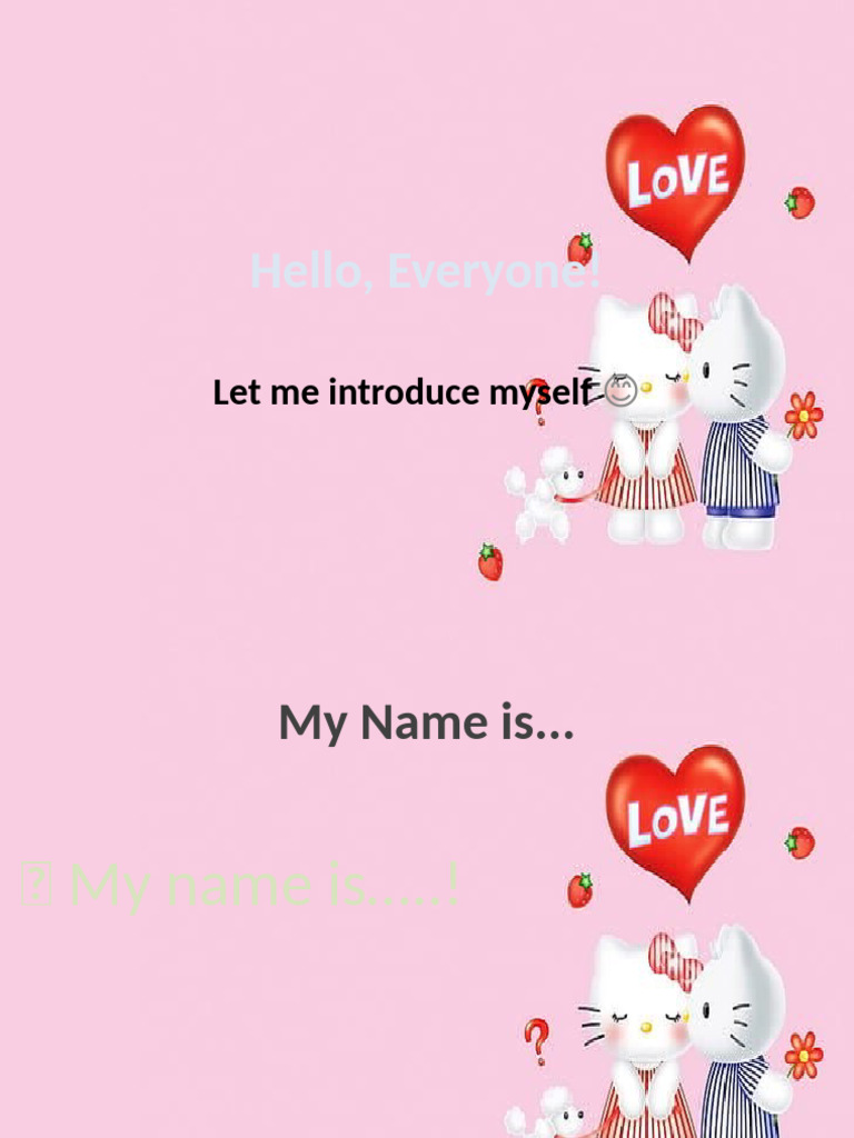 Child Introduction PPT | PDF