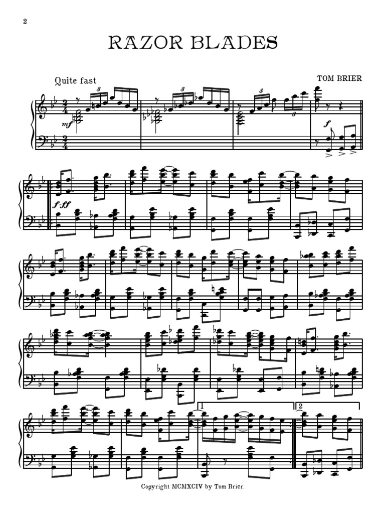Razor Blades | PDF