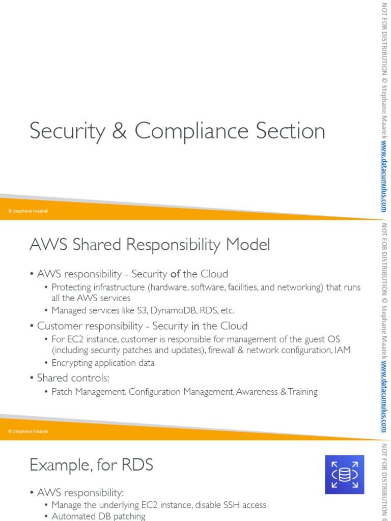 AWS Security and Compliance Overview | PDF | Denial Of Service Attack ...