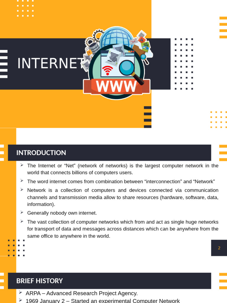 6 Introduction To Internet | PDF | Computer Network | Internet