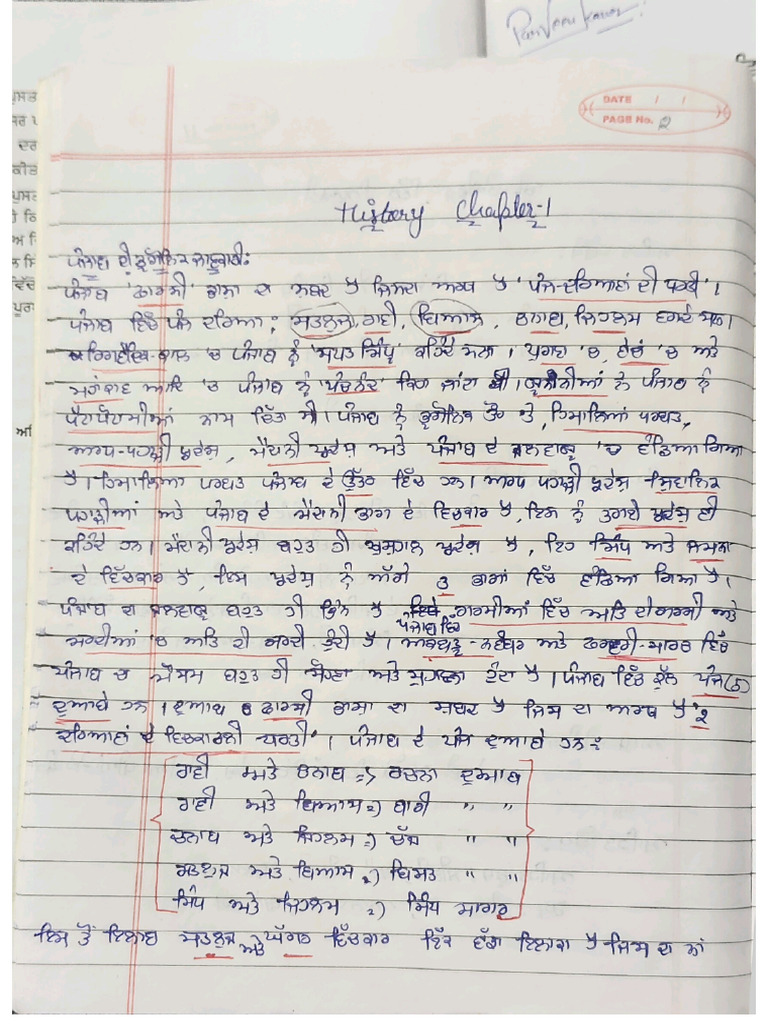 1st Chapter of 12th Class History Pseb | PDF