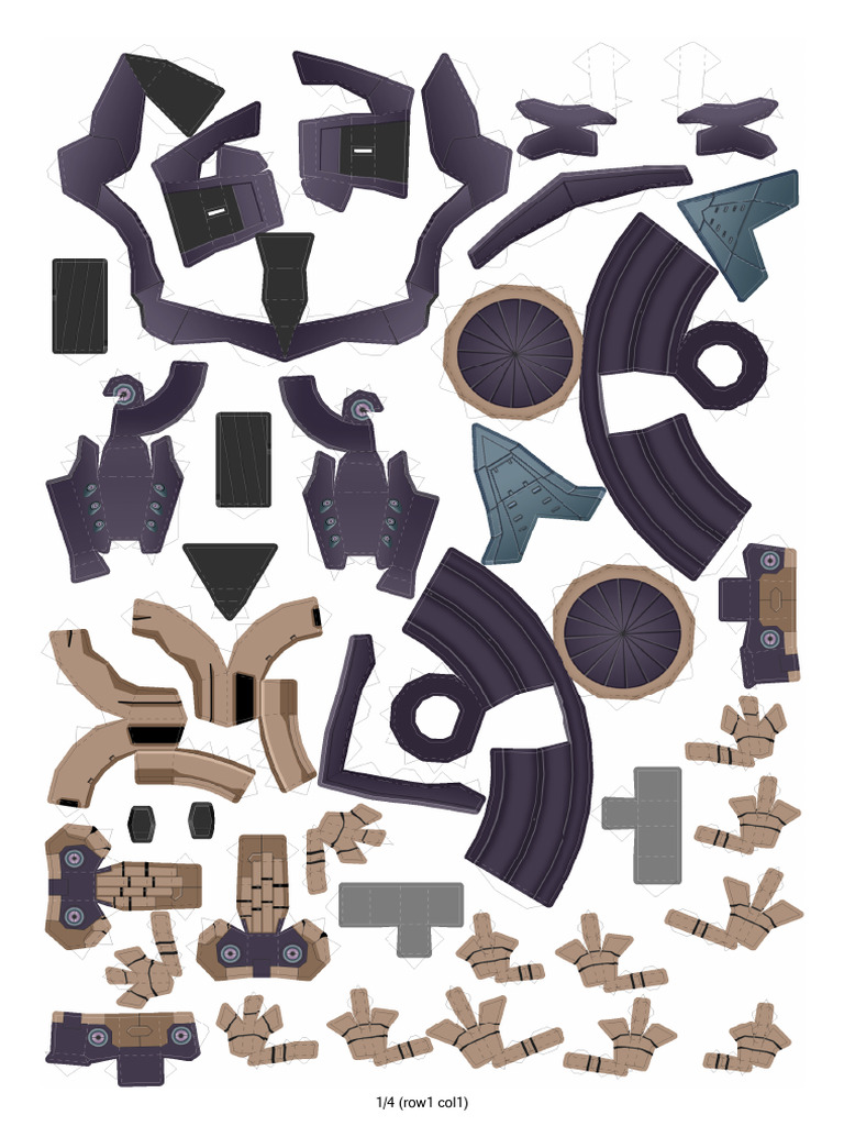 Chibi Super Galaxy Gurren Lagann Papercraft | PDF