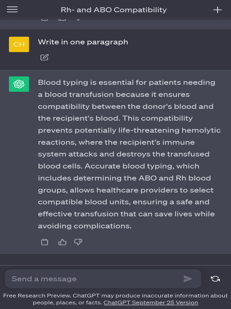 RH - and ABO Compatibility | PDF