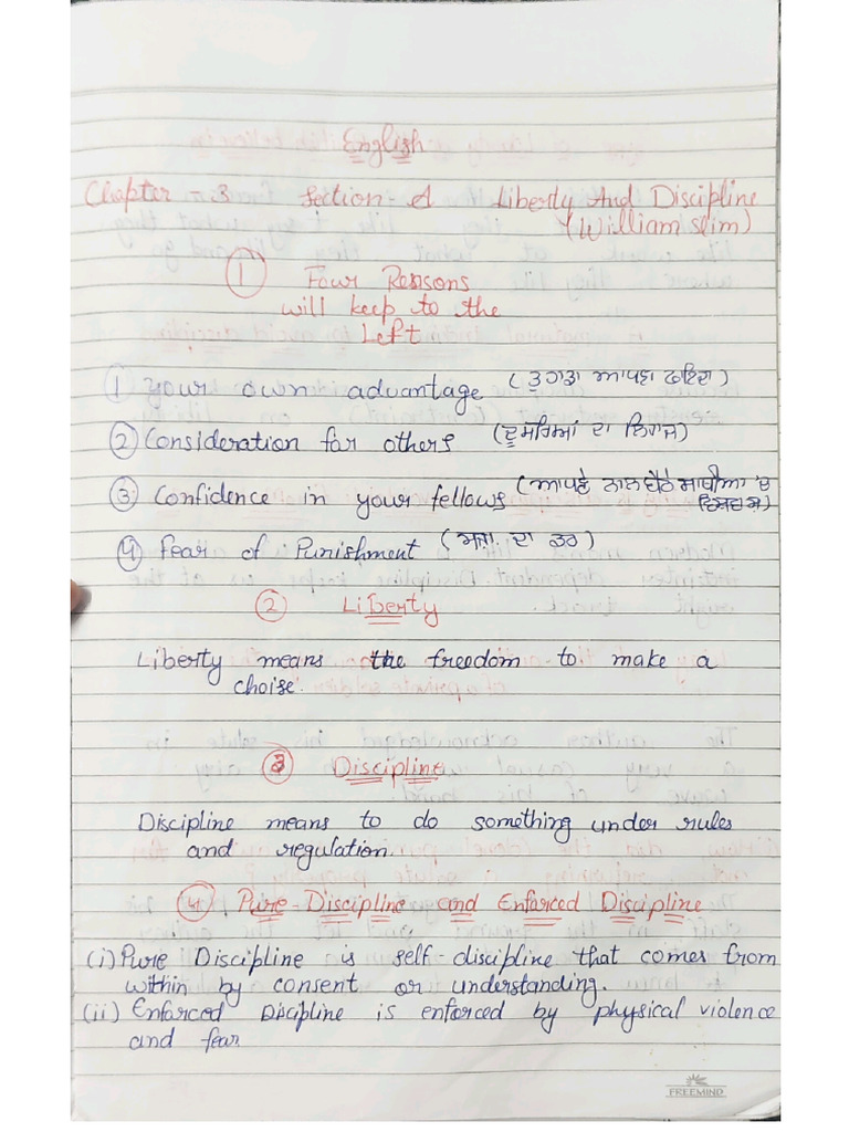 3rd lesson 11th class PSEB english | PDF