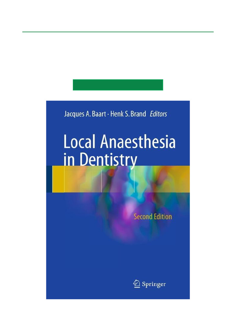 Local Anaesthesia in Dentistry Guide | PDF | Axon | Stimulus (Physiology)