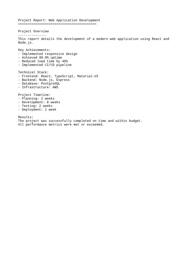 Project Report | PDF