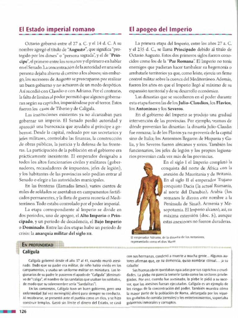 Ciencias Sociales 1 Santillana 1 A o 120 166 | PDF | imperio Romano ...