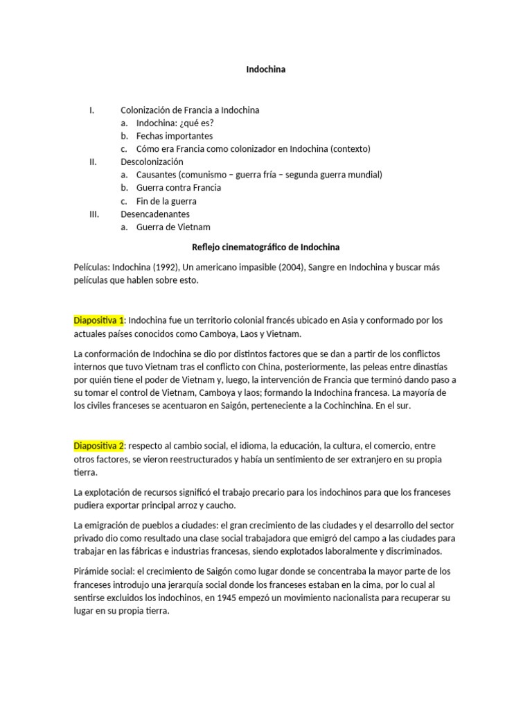Indochina | PDF | Indochina Francesa | Francia