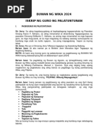 Pambungad Na Salita para Sa Buwan NG Wika | PDF