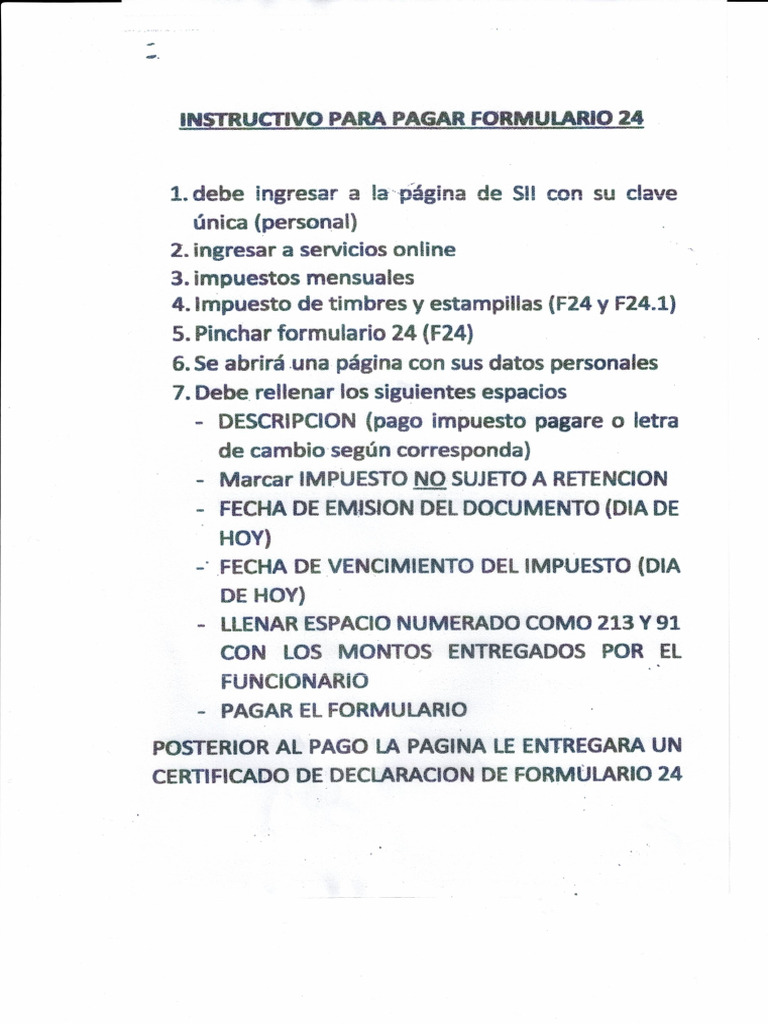 Instructivo-Formulario-24-SII | PDF