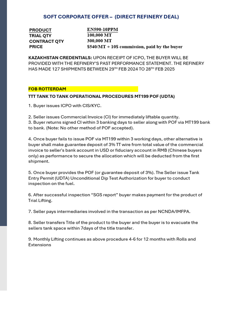 Sco-Fob Rotterdam Past Performance | PDF