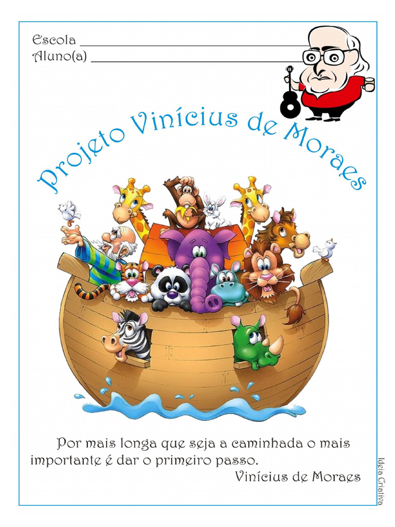 Atividade Projeto Vinícius de Moraes Ideia Criativa | PDF
