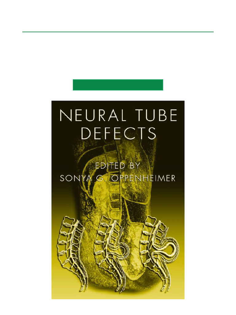 Neural Tube Defects - 1st Edition Exclusive Download | PDF | Urinary ...