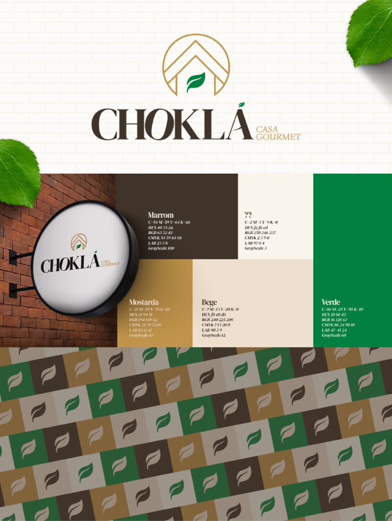 Identidade Visual Choklá Casa Gourmet | PDF