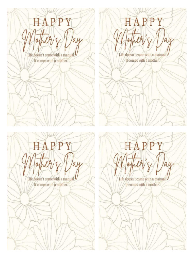 Mothers Day | PDF