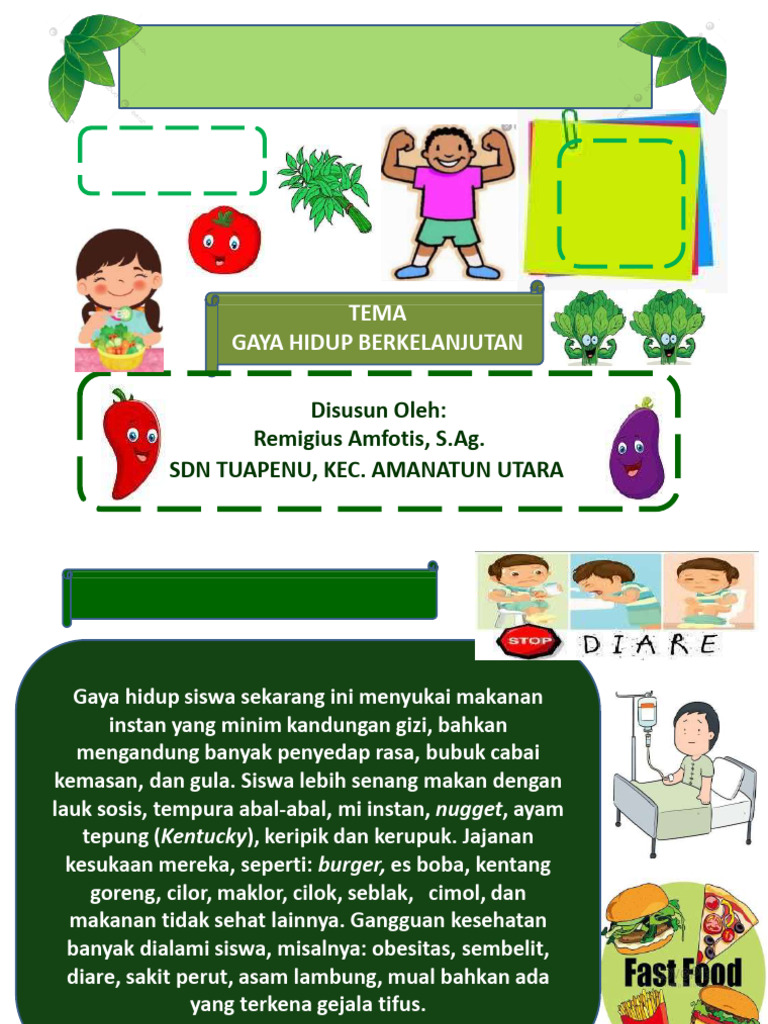Modul Projek - Sayur Segar, Tubuh Bugar - Fase B | PDF
