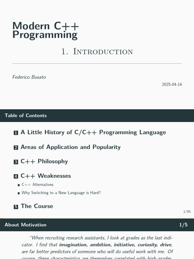 Modern Cpp | PDF | C++ | Pointer (Computer Programming)