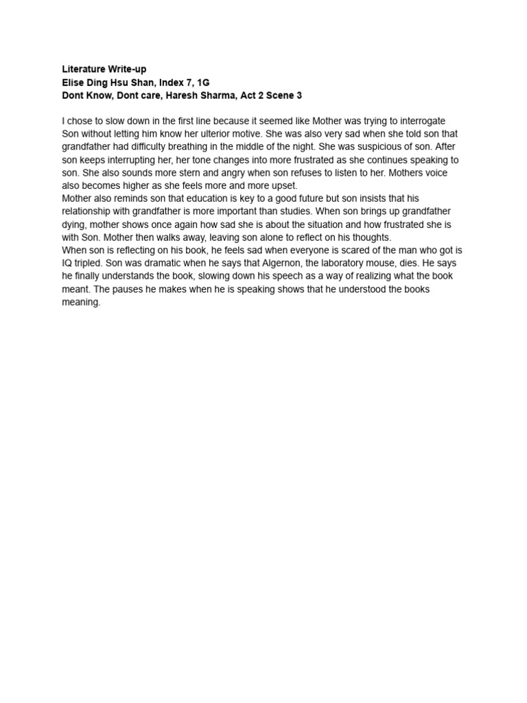Literature Write Up | PDF