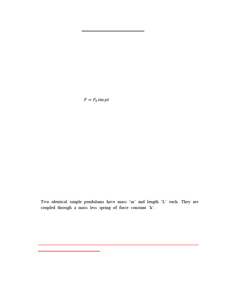 Assignment 1 Oscillation | PDF | Resonance | Damping