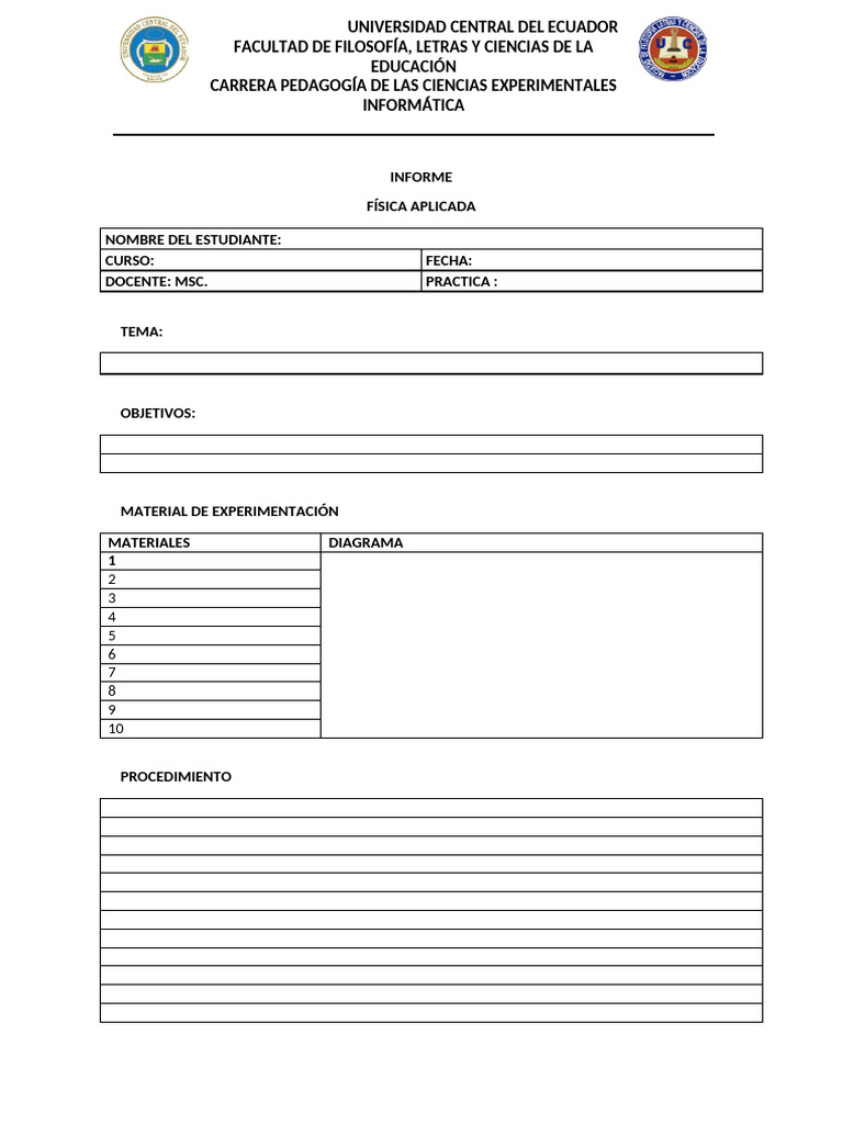 Formato Lab Física | PDF