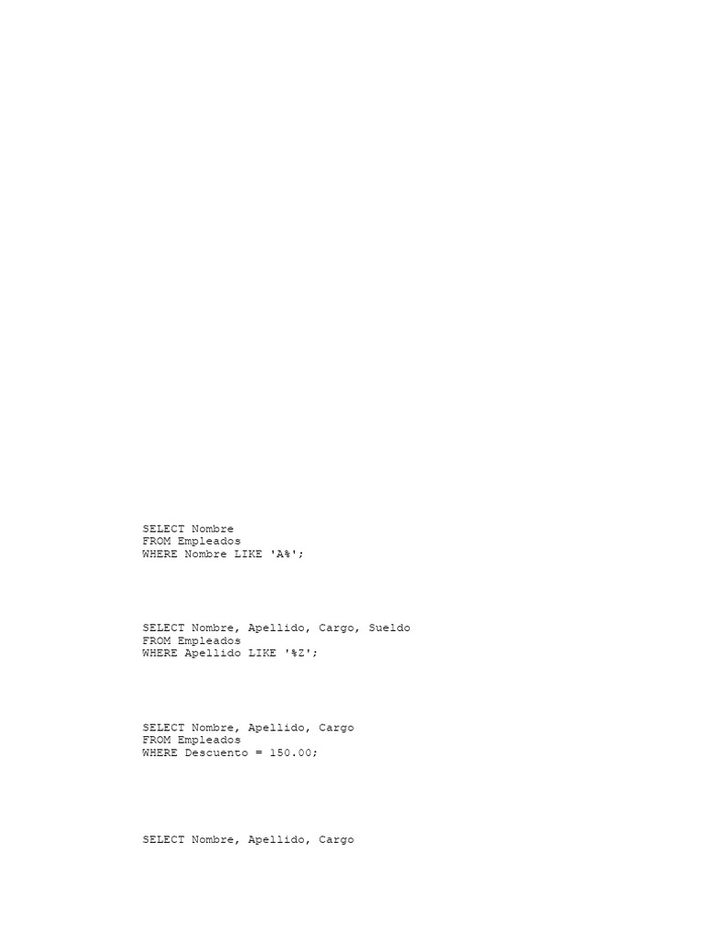 Repaso BD | PDF | SQL | Recuperación de información