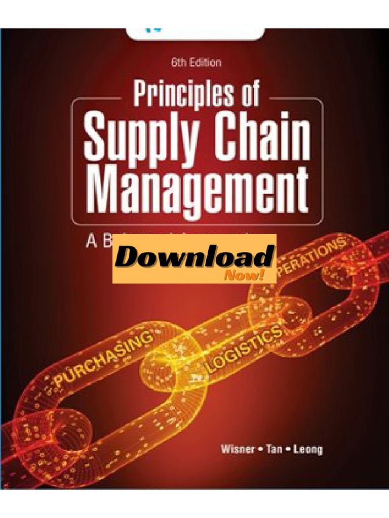 Testbank and Solutions For Principles of Supply Chain Management A ...