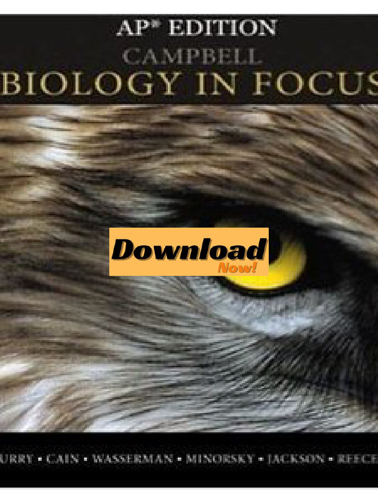 Testbank and Solutions For Campbell Biology in Focus AP Edition 1st ...