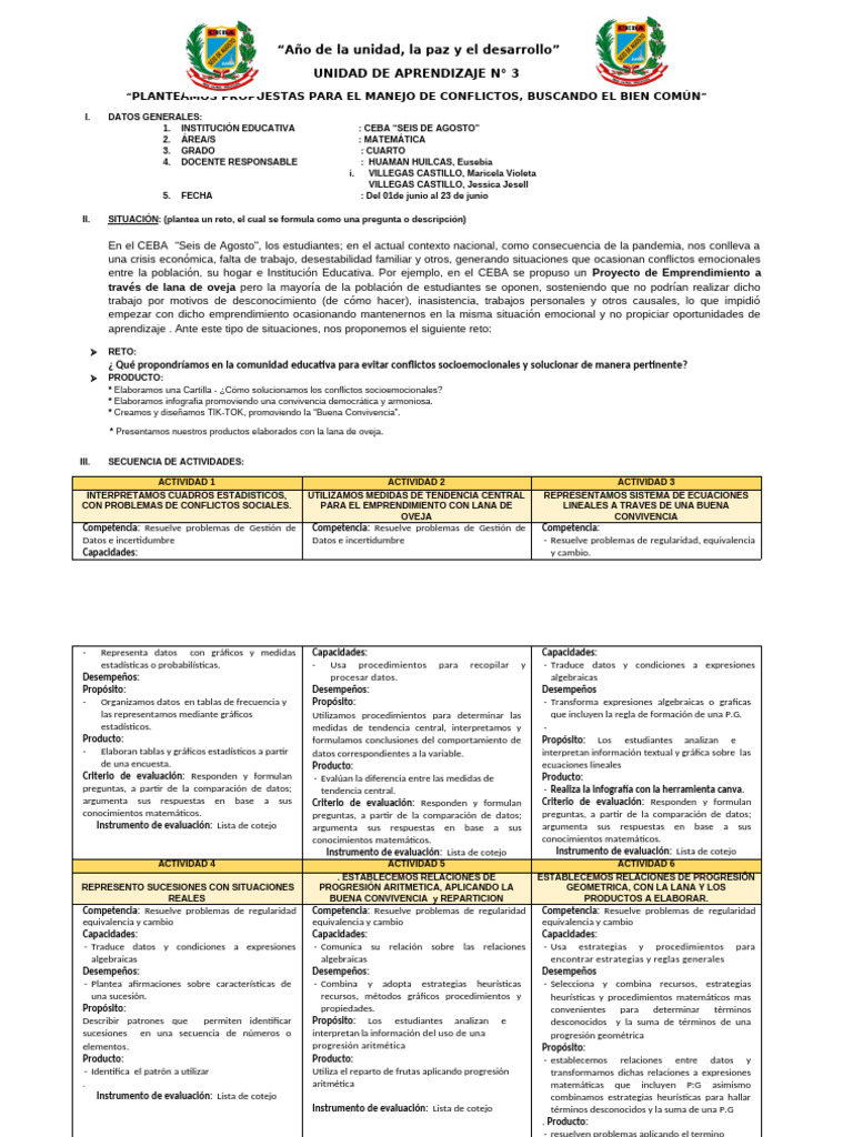 Unidad Eba | PDF | Evaluación | Aprendizaje