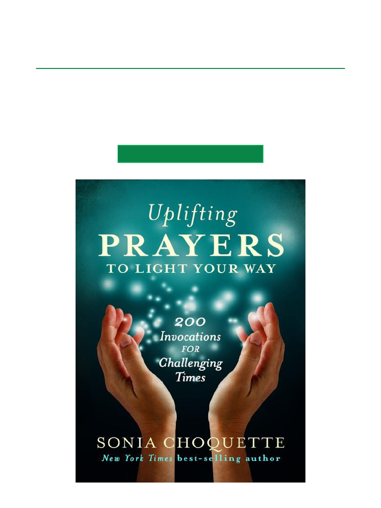 Uplifting Prayers for Challenging Times | PDF | Gratitude | Prayer