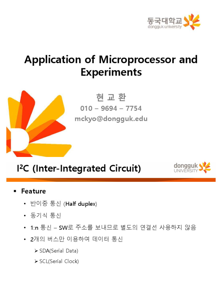 8.microprocessor I2C | PDF