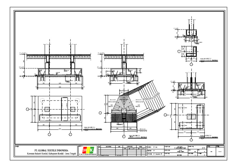 Revisi Tulangan Pile Cap CT-2 | PDF