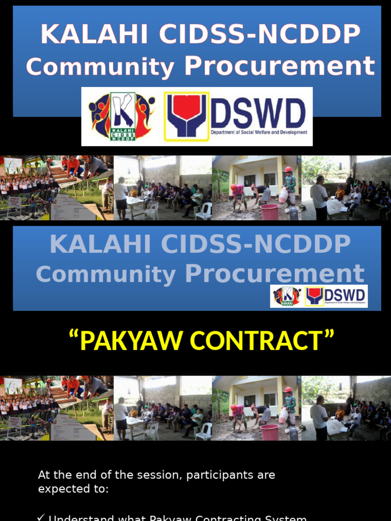 Pakyaw Contracting System Guide | PDF | Procurement